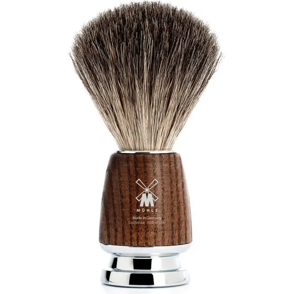 MUHLE Rytmo Pure Badger Shaving Brush - Steamed Ash