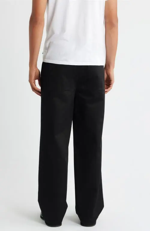 KROST Cotton Wide-leg Pleated Pants