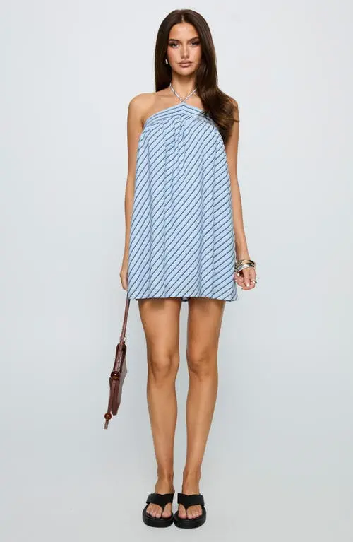 Princess Polly Striped Halter Mini Dress