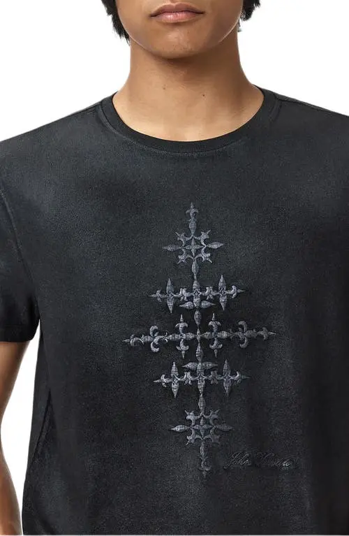 John Varvatos Wrought Iron Organic Cotton Graphic T-shirt