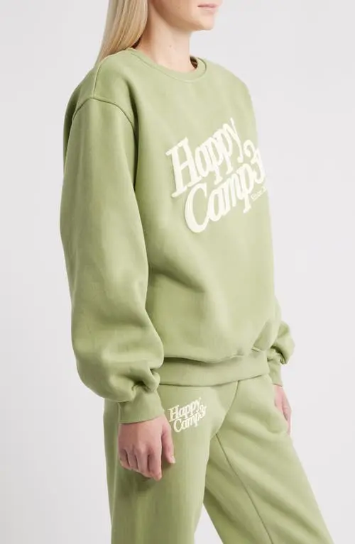 HAPPY CAMP3R Cotton Blend Logo Sweatshirt