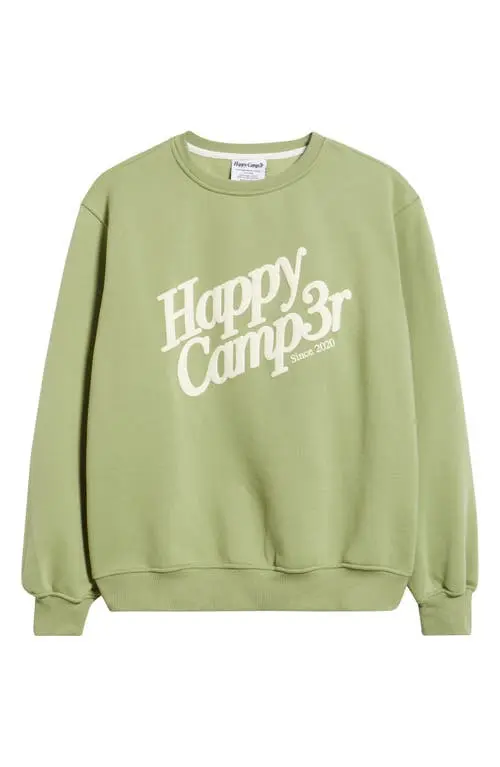 HAPPY CAMP3R Cotton Blend Logo Sweatshirt