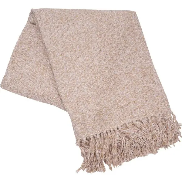 C&F HOME Cozy Throw Blanket Collection - Beige