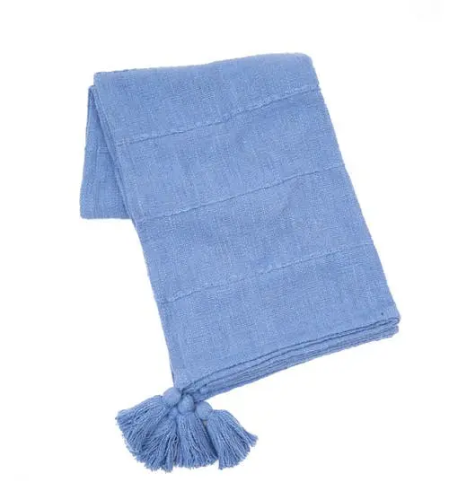 CAROL & FRANK Constance Throw Blanket Collection - Blue