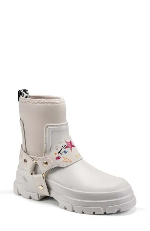 Karl Lagerfeld Paris Ranelle Rain Boots - Soft White