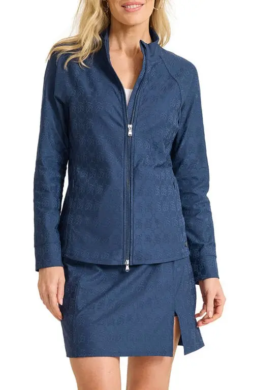 Tommy Bahama Aubrey Logo Monogram Jacquard Jacket