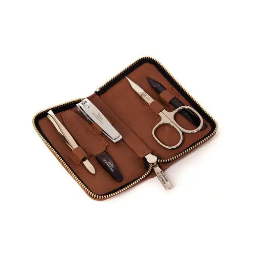 TAYLOR OF OLD BOND STREET Small Manicure Set - Tan
