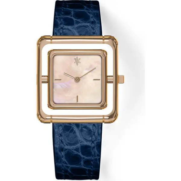 VANNA Umbra Aurora Pearl Watch - Pearl-rose Goldlue