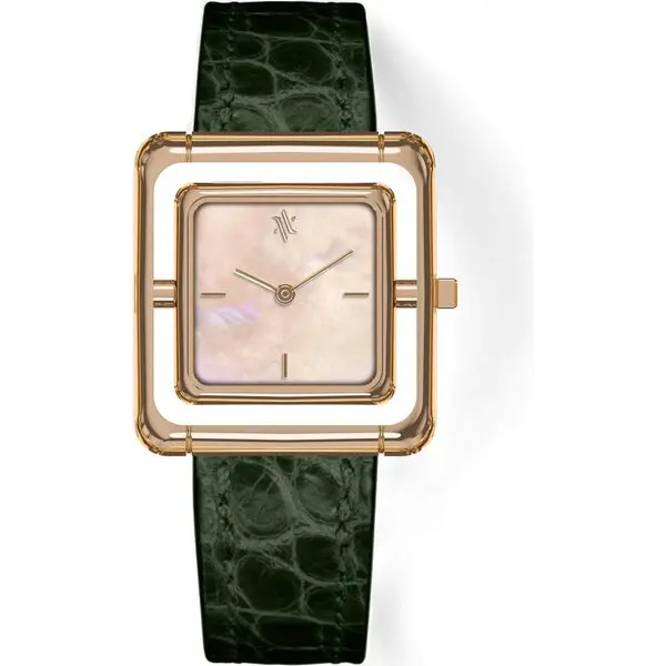 VANNA Umbra Aurora Pearl Watch - Pearl-rose Goldreen