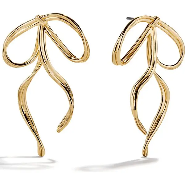 Baublebar Louisa Bow Stud Earrings - Gold