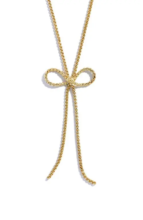 Baublebar Gigi Bow Necklace - Gold