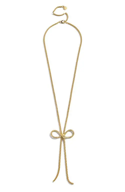 Baublebar Gigi Bow Necklace - Gold