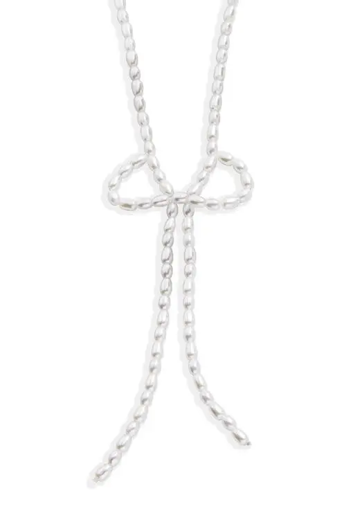 Baublebar Gigi Bow Necklace - Pearl
