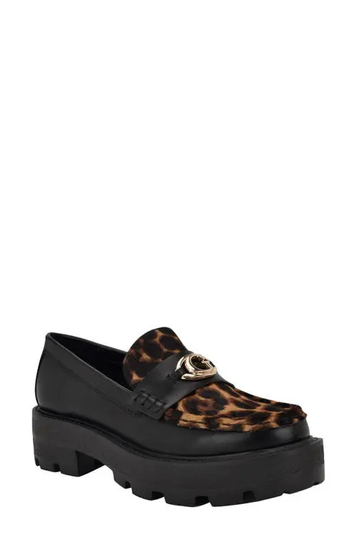 Guess Platform Loafer - Black