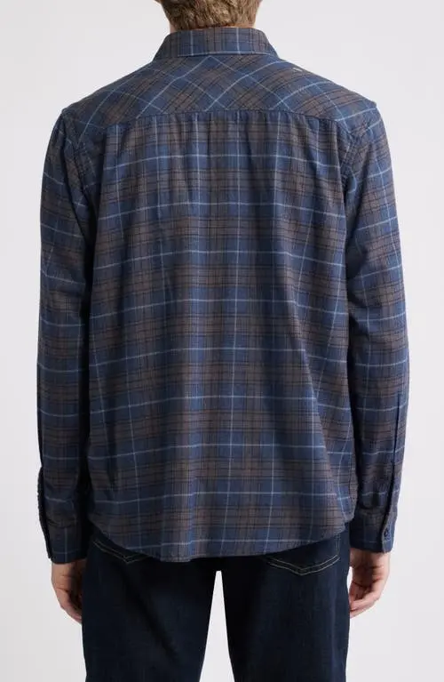 Ag Wayne Plaid Button-up Work Shirt - Navy Multi