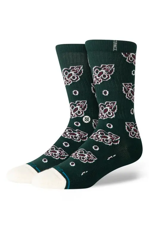 Stance Brocade Crew Socks - Pine