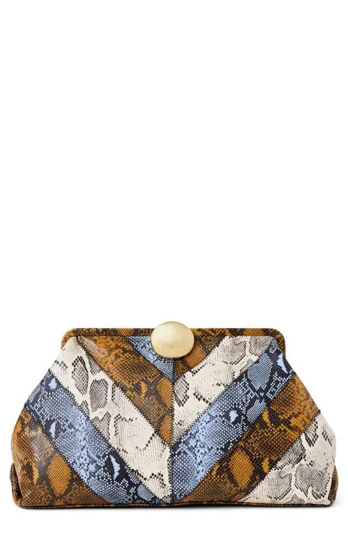 AIMEE Full Circle X-large Clutch - Snake Multi