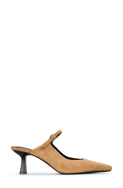 Yosi Samra Ryder Suede Mule - Camel