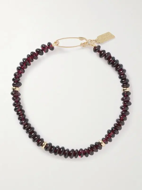 LOREN STEWART Rosaline Fortune Garnet Bracelet - Burgundy