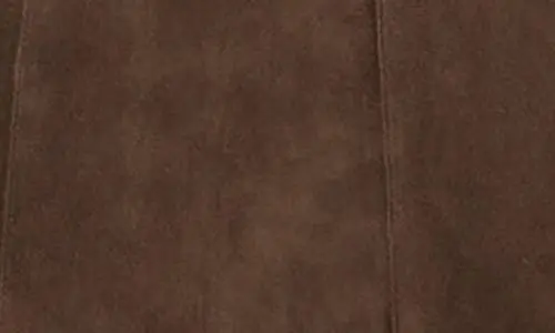 Vince Flared Suede Skirt - Deep Espresso