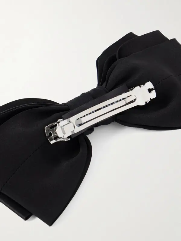 SOPHIE BUHAI Bow-detailed Silk Hair Clip