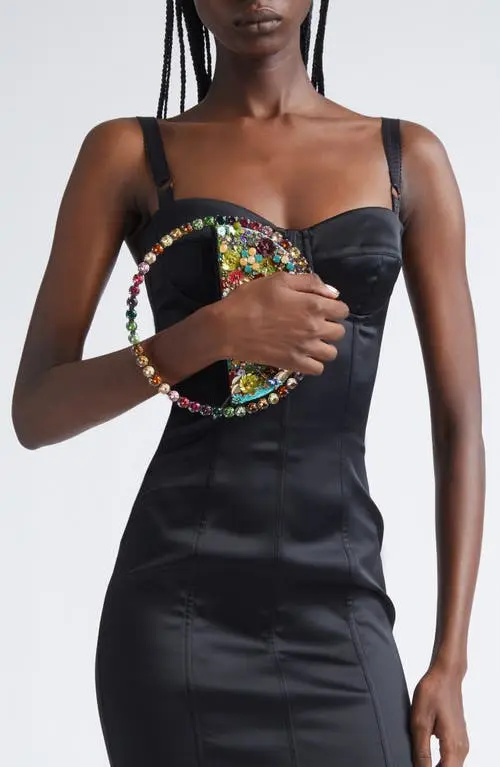 L’ALINGI Eternity Crystal Embellished Clutch