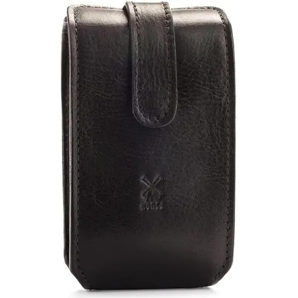 MUHLE Leather Travel Razor & Shaving Brush Case - Black