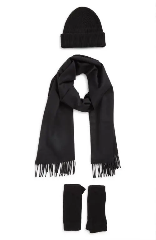 Johnstons Of Elgin Cashmere Set - Black