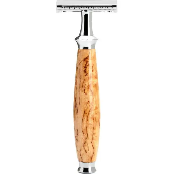 MUHLE Purist Karelian Safety Razor - Masur Birch