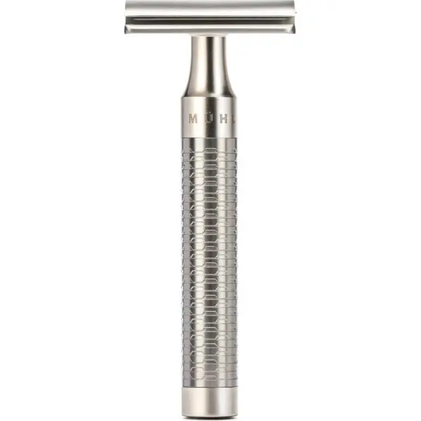 MUHLE Rocca Pure Matte Stainless Safety Razor - Steel