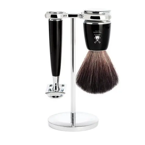MUHLE Rytmo 3-piece Shaving Set - Black