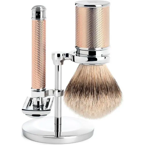 MUHLE Silvertip Badger Shaving Set - Rose Gold
