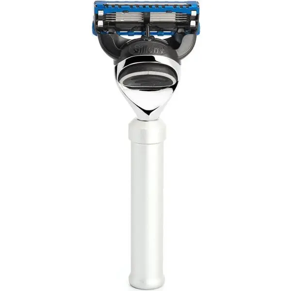MUHLE Travel Anodized Aluminum Fusion Travel Razor - Silver