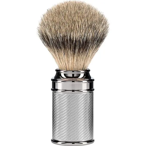 MUHLE Traditional Silvertip Badger Shaving Brush - Chrome