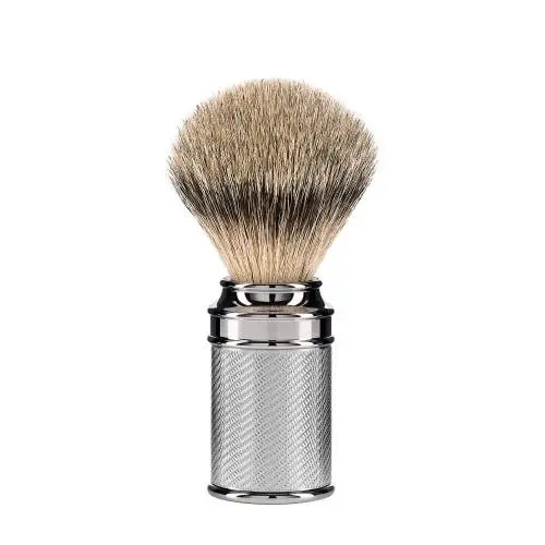 MUHLE Traditional Silvertip Badger Shaving Brush - Chrome
