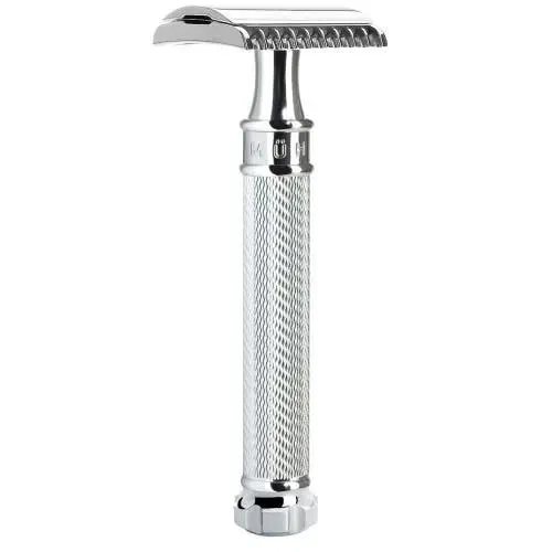 MUHLE Traditional 'twist' Safety Razoropen Comb - Chrome