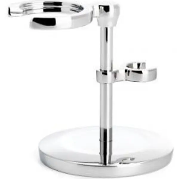 MUHLE Traditional Series Safety Razor & Shaving Brush Stand - Chrome