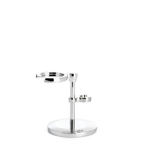MUHLE Traditional Series Safety Razor & Shaving Brush Stand - Chrome