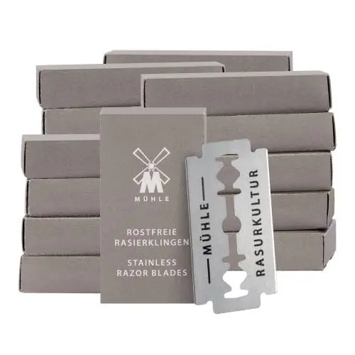 MUHLE 200-pack Of Safety Razor Blades - Silver