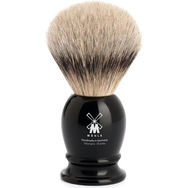 MUHLE Classic Silvertip Badger Shaving Brush - Black