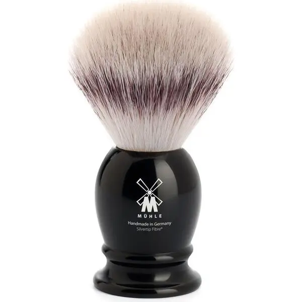 MUHLE Classic Small Silvertip Fiber Shaving Brush - Black