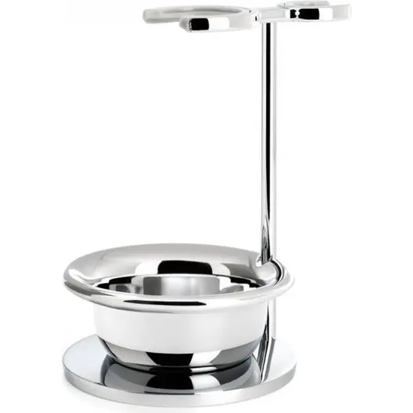 MUHLE Vivo & Rytmo Chrome Shaving Set Stand W/bowl - Chrome Finish