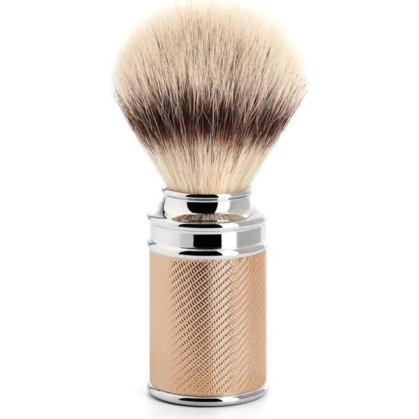 MUHLE Traditional Silvertip Fiber Shaving Brush - Rose Gold