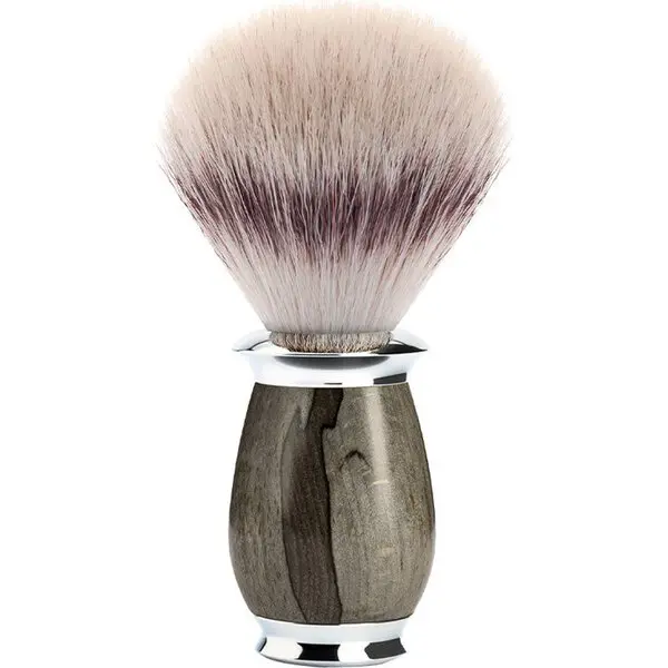 MUHLE Purist Silvertip Fibre Shaving Brush - Grained Beech