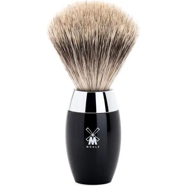 MUHLE Kosmo Fine Badger Shaving Brush - Black
