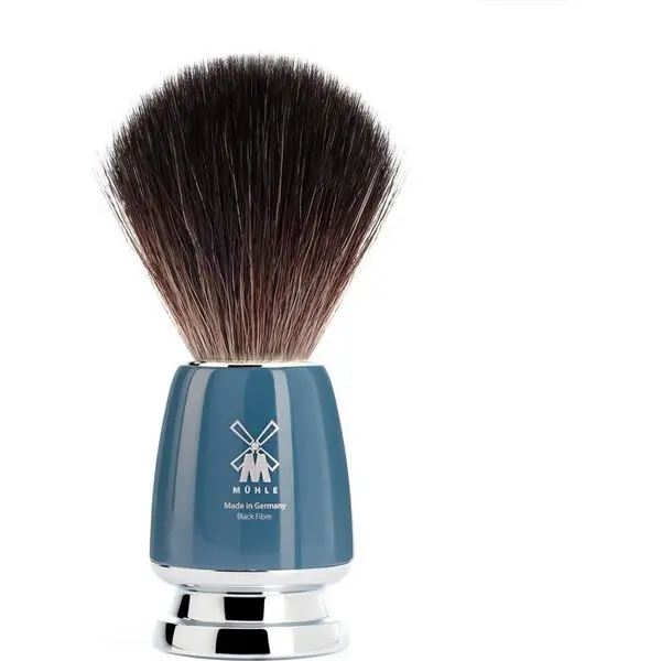 MUHLE Rytmo Black Fibre Shaving Brush - Petrol Blue