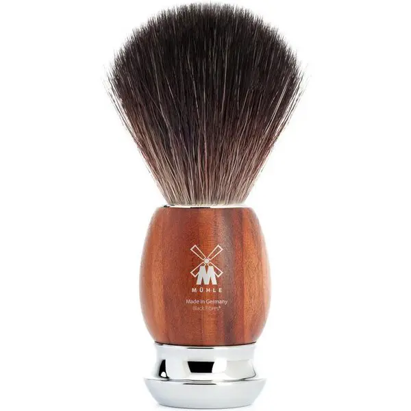 MUHLE Vivo Black Fiber Shaving Brush - Plumwood