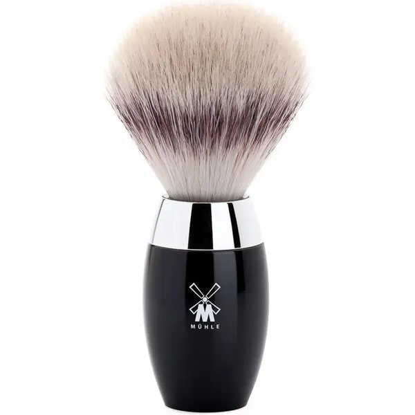 MUHLE Kosmo Silvertip Fiber Shaving Brush - Black