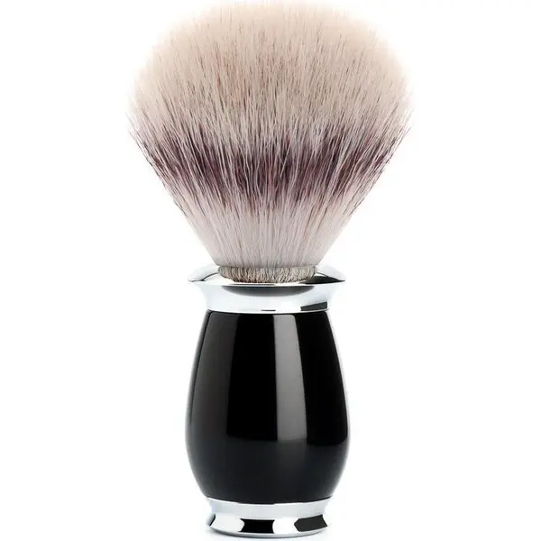 MUHLE Purist Silvertip Fiber Shaving Brush - Black