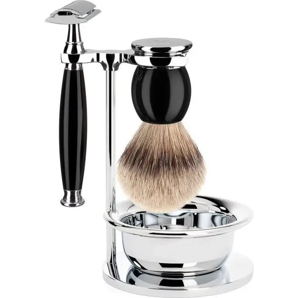 MUHLE Sophist 4-piece Shaving Set - Black